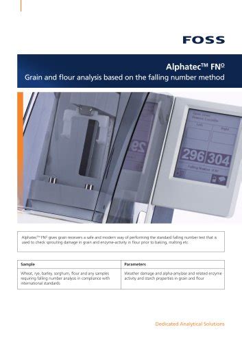 Nirs™ Ds2500 F Foss Analytical Pdf Catalogs Technical Documentation Brochure