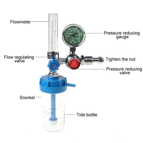 Oxygen Tank Flow Meter