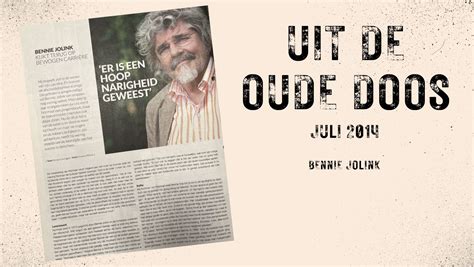 Bennie Jolink Kijkt Terug Op Bewogen Carrière Mijn Magazine Helemaal Achterhoek