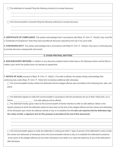 Massachusetts Pretrial Conference Report Download Fillable Pdf Templateroller