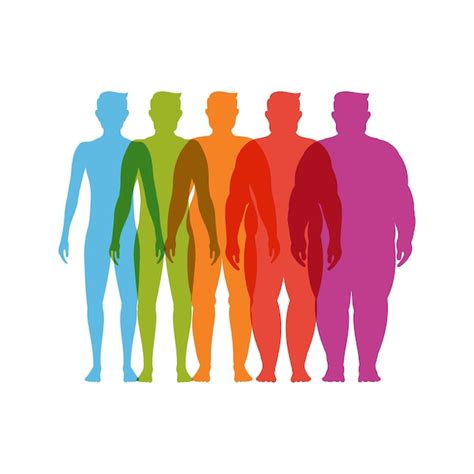 Premium Vector Body Mass Index Vector Illustration