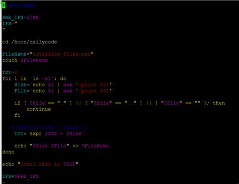 Shell Script변수 For If Date Array Function Ifs Awk And Cron