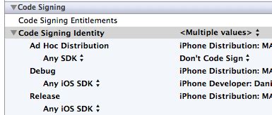 Xcode CodeSign Error Code Signing Is Required For Product Type Application In SDK IOS