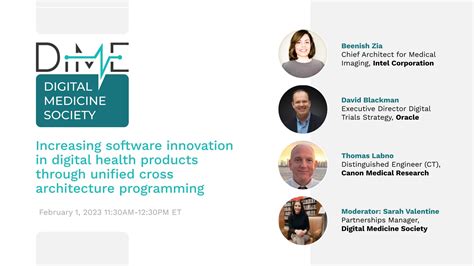 Increasing Software Innovation In Digital Health Products Through Unified Cross Architecture