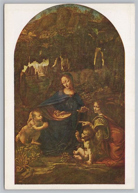 Art~leonardo Da Vinci~the Virgin By The Rock~national Gallery