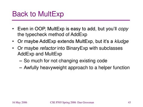 Csep505 Programming Languages Lecture 8 Types Wrap Up Object