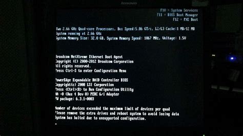 ‎r720无法开机，显示number Of Devices Exceeded The Maximum Limit Of D Dell