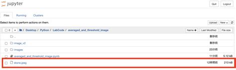 【python】画像を平均化しノイズを除去してから二値化する Labcode