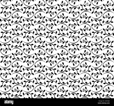 Vector Illustration Of A Floral Seamless Background Stock Vector Image