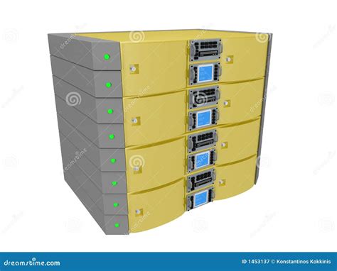 Twin Server Yellow Stock Illustration Illustration Of Design 1453137