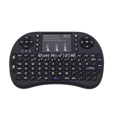 Rii I8 Backlit Mini Wireless Bluetooth Keyboard A Vicedeal