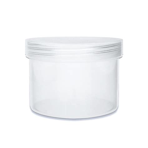 크림용기 210ml Ps 투명반투명캡 메가플라스틱