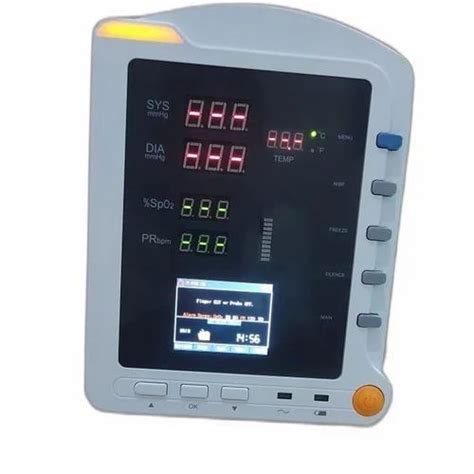 White SPo2 Measuring Patient Monitor Display Size 10 Inch LED At Rs 15900 In Patna