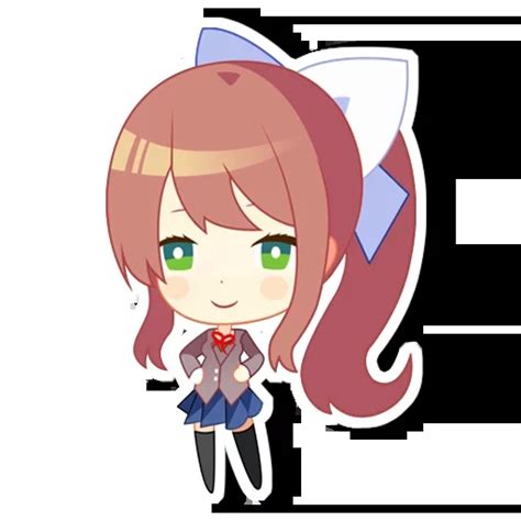 Ddlc Monika — Whatsapp Stickers Pack