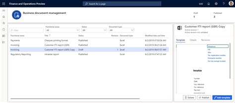 Business Document Management Overview Finance And Operations Dynamics 365 Microsoft Learn