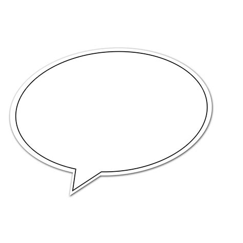 White Speech Bubble Talk Box Label Speech Bubble White Talk Box Png