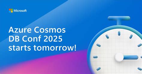 Azure Cosmos Db Conf 2025 Is One Day Away Azure Cosmos Db