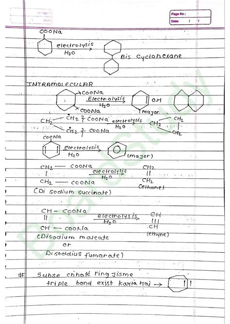 Ncert Class 11 Chemistry Hydrocarbons Notes Pdf Handwritten And Short