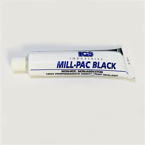 Mill Pac Black Sealant 3oz Tube