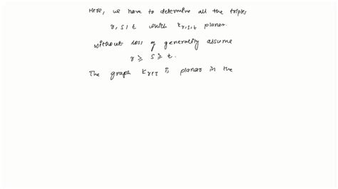 A Complete Tripartite Graph Denoted By Krst Is A Graph With Three