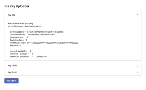 GitHub Grongierisc Iris Key Uploader Angular UI To Upload Licence