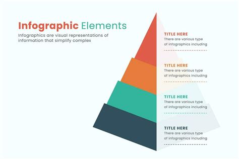Pyramid Infographic Design Element Template Layout Vector For Presentation Banner Report