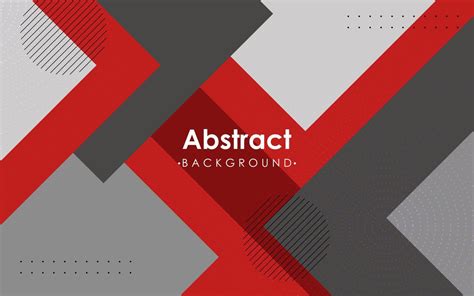 Simple Abstract Triangle Red Gray White Dark Color Overlap Shape For Text Background Eps10