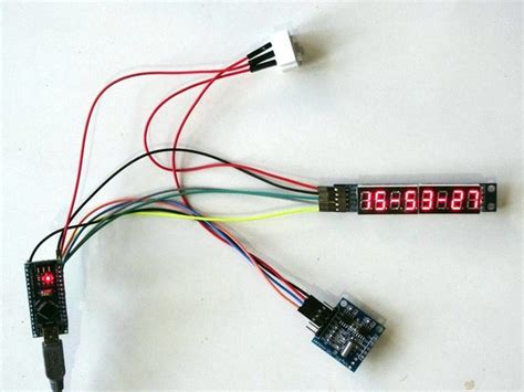 7 Segment Display Clock With Max7219 And Ds1307 Rtc Artofit
