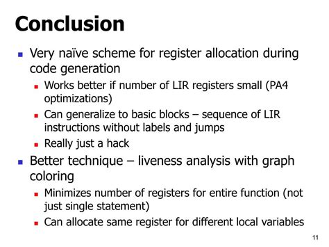 Ppt Efficient Register Allocation Optimization Scheme Powerpoint Presentation Id3332592