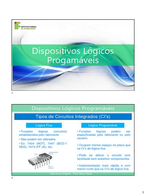 Eletronica Digital Dispositivos Logicos Programaveis Pdf