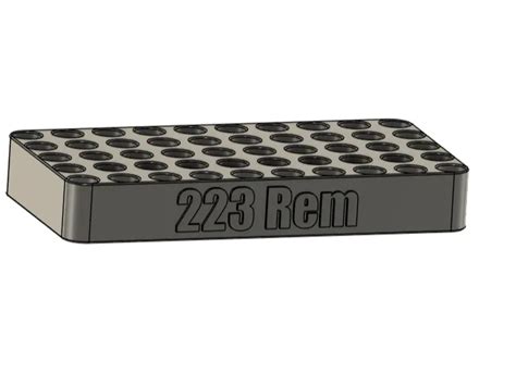 223 Remington 50rds Reloading Tray By Sdk 3ds Makerworld Download Free 3d Models