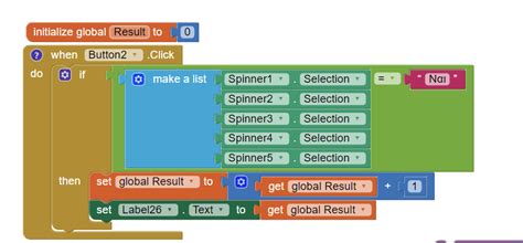 How Do I Count Number Yesno From Multiple Spinners Selection Mit App Inventor Help Mit App