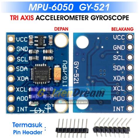 Gy 521 Mpu 6050 3 Axis Accelerometer Gyroscope Gy521 Mpu6050 Sensor Gy