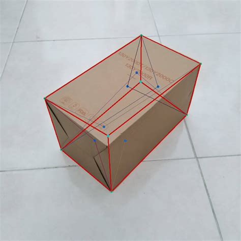 Numpy Find 7 Vertices Of A Box Using Opencv Stack Overflow