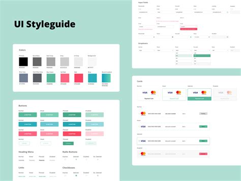 UI Styleguide By Praskovia Mickiewicz On Dribbble