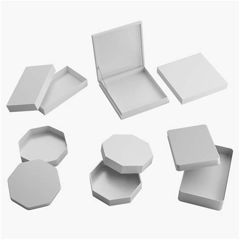 Set Of 3d Model Box 3d Turbosquid 2007334