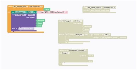 I Want To Delete Data From The Web Api Via Thunkable But How Do I Get