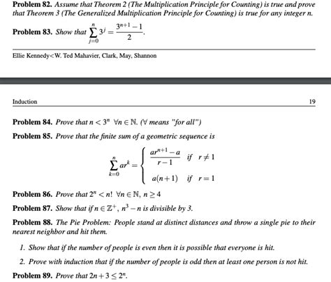 Solved Problem Assume That Theorem The Multiplication Chegg