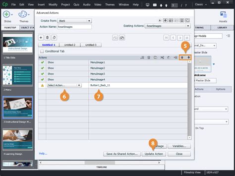 Use Advanced Actions Customguide