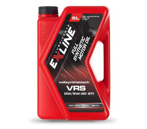 Comprar ExLine (Extreme) VRS 0W/5W30 GTI | Compralubricantes.com
