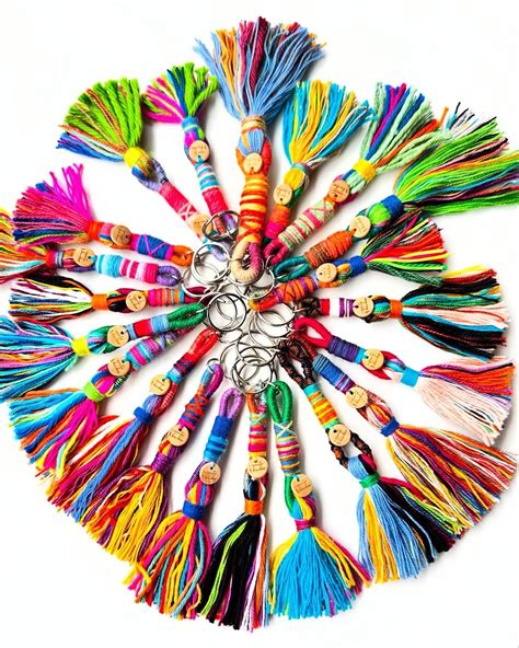 Chaveiro Franjinha Set Com 3 Unidades Santo Bamboo