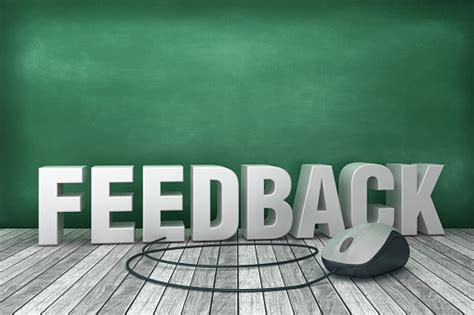 칠판 배경에 컴퓨터 마우스와 3d 단어 피드백 3d 렌더링 3차원 형태에 대한 스톡 사진 및 기타 이미지 3차원 형태 계획