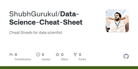 Github Shubhgurukul Data Science Cheat Sheet Cheat Sheets For Data Scientist
