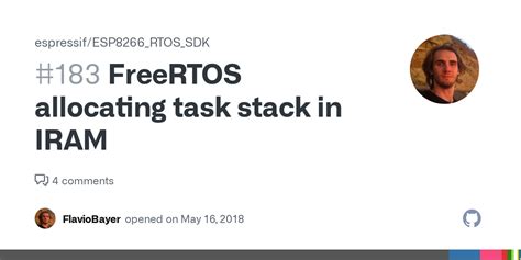 FreeRTOS Allocating Task Stack In IRAM Issue 183 Espressif ESP8266