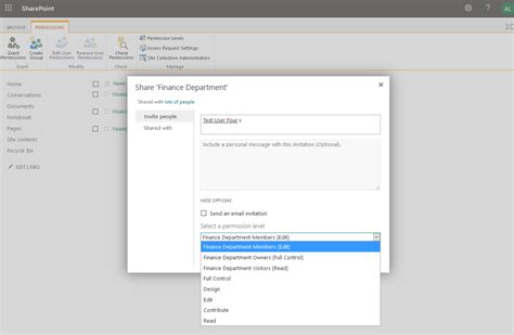 Managing Permissions In Sharepoint Online