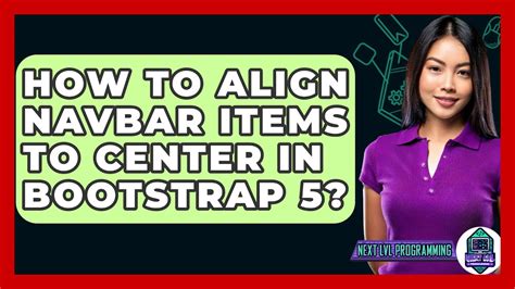 How To Align Navbar Items To Center In Bootstrap 5 Next Lvl