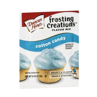 Duncan Hines Frosting Creations Flavor Mix Cotton Candy 0 1 Oz