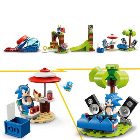 Lego Sonic The Hedgehog 76990 Sonics Speed Sphere Challenge Building Set Smyths Toys Uk
