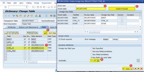 How To Create Text Table And Assign To Main Table Ides01