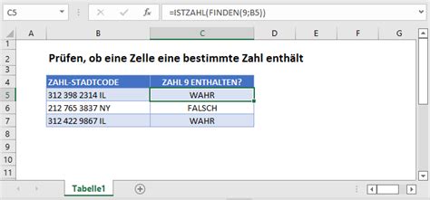 Prüfen Ob Eine Zelle Eine Bestimmte Zahl Enthält Excel And Gs